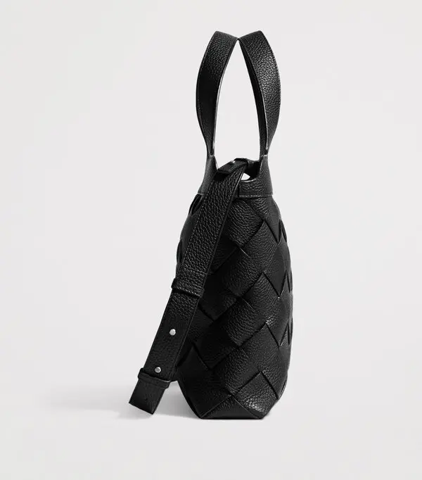 Bottega Veneta Leather Diago Briefcase