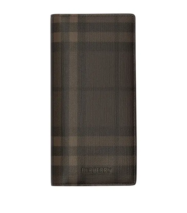 Burberry City Check Continental Wallet - Brown