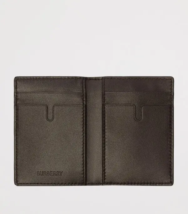 Burberry City Check Folding Card Holder