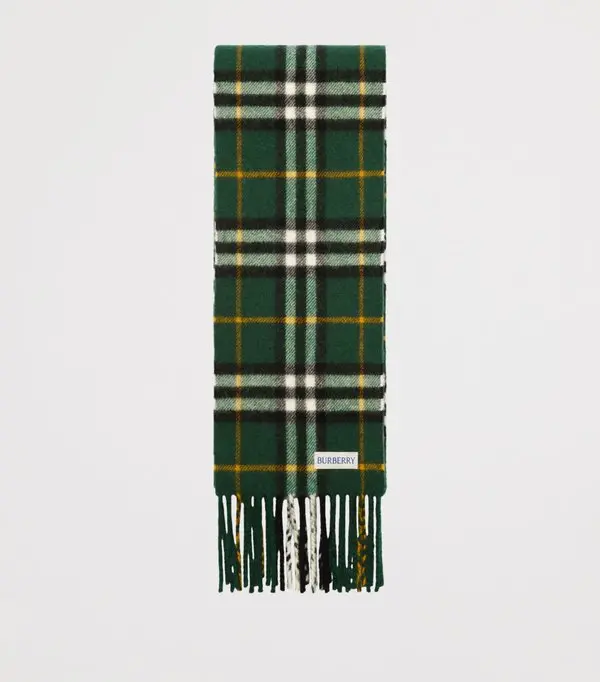 Burberry Cashmere Narrow Check Scarf