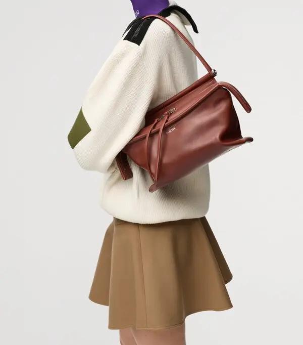 Loewe Small Leather Whisker Shoulder Bag