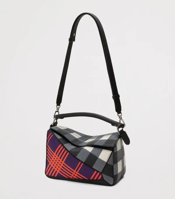 Loewe X Cosima Von Bonin Small Leather Puzzle Top-handle Bag