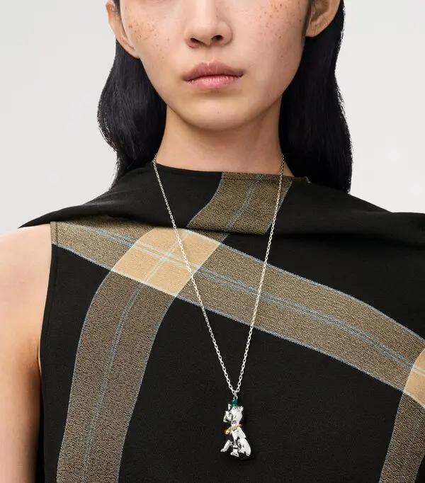 Loewe Sterling Dog Necklace