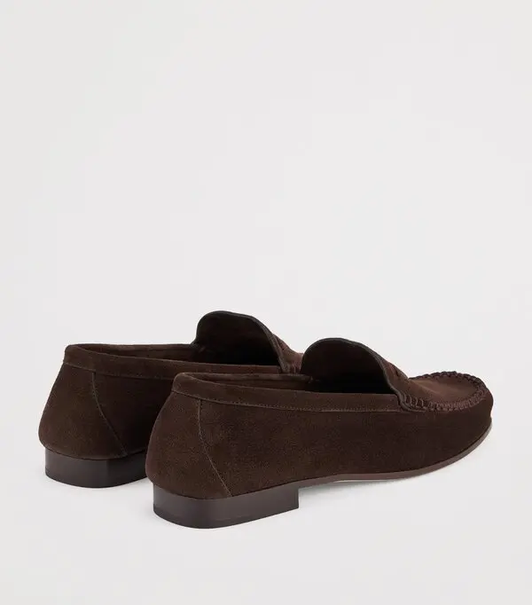 MALONE SOULIERS Suede Knightsbridge Loafers