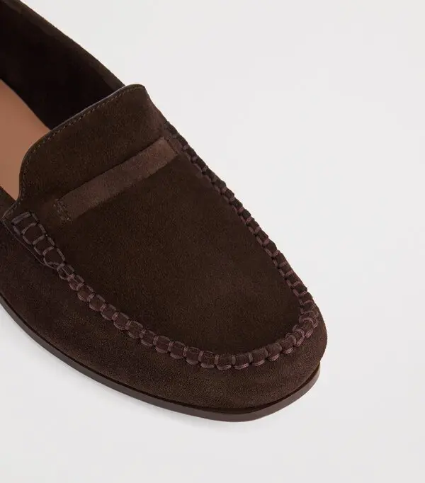 MALONE SOULIERS Suede Knightsbridge Loafers