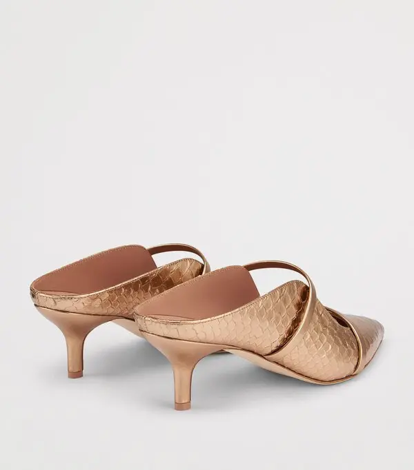 MALONE SOULIERS Metallic Leather Maureen Pumps 45