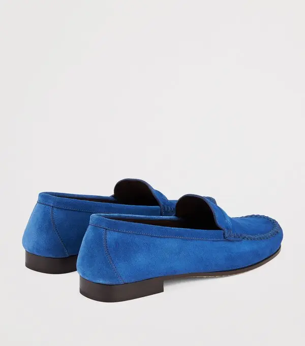 MALONE SOULIERS Suede Knightsbridge Loafers