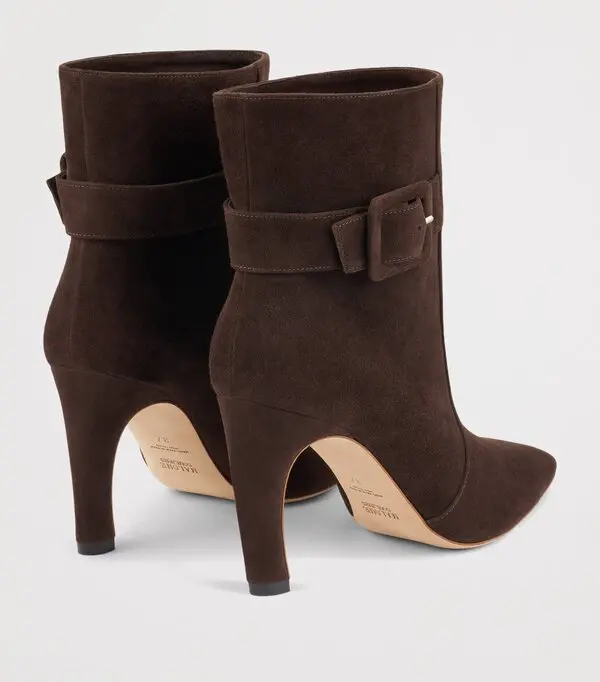MALONE SOULIERS Suede Rowan Ankle Boots 90