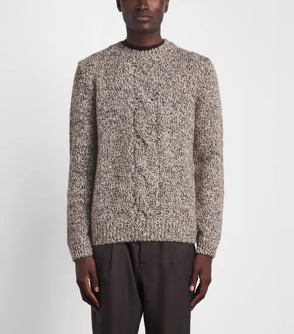 Herno Wool-blend Crew Neck Sweater