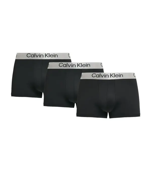 Calvin Klein Microfiber-stretch Boxer Briefs - Black