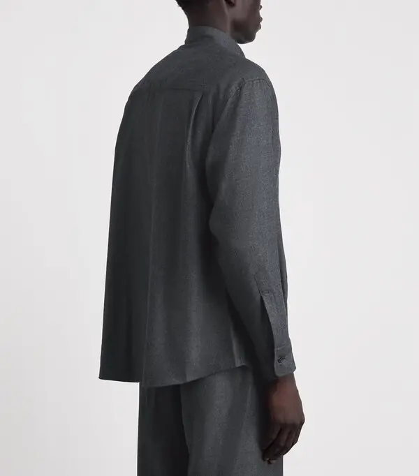 Auralee Wool Flannel Shirt