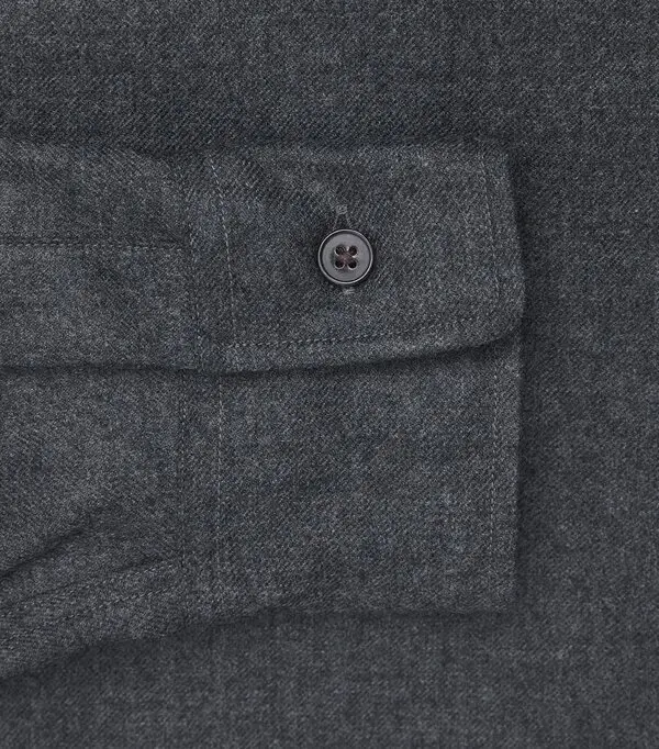 Auralee Wool Flannel Shirt