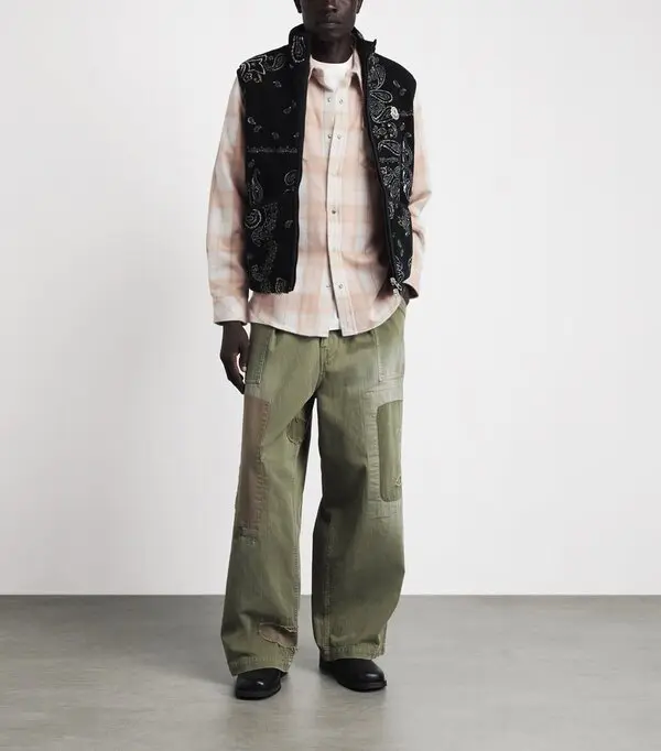 GOD'S TRUE CASHMERE Cashmere Tartan Overshirt