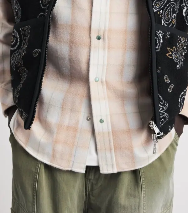 GOD'S TRUE CASHMERE Cashmere Tartan Overshirt