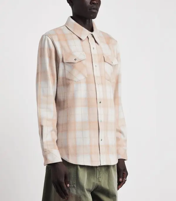 GOD'S TRUE CASHMERE Cashmere Tartan Overshirt