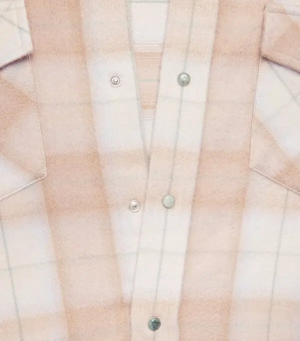 GOD'S TRUE CASHMERE Cashmere Tartan Overshirt