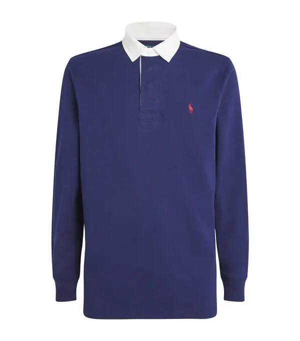 Polo Ralph Lauren Cotton The Iconic Rugby Shirt - Navy