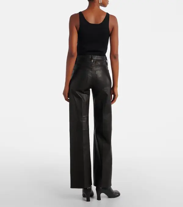 FRAME High-waisted Casual Pants