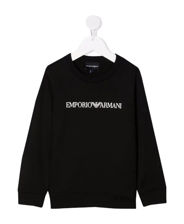 Emporio Armani Logo Print Crewneck Sweatshirt
