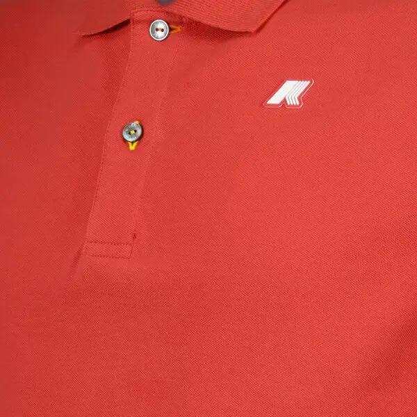 K-WAY Logo Patch Short-sleeved Polo Shirt