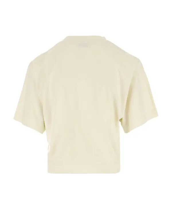 Off-White Crewneck Cropped T-shirt