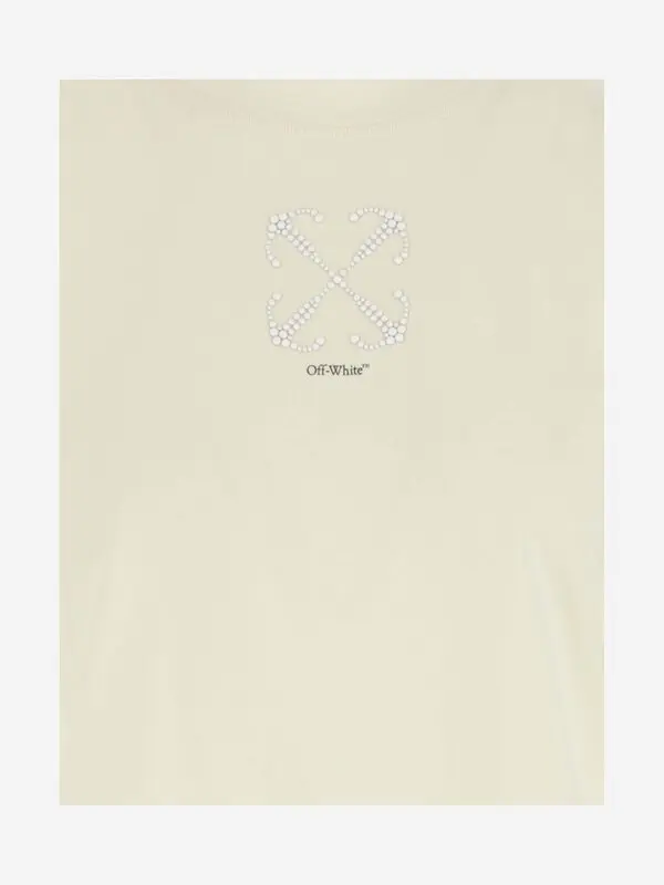 Off-White Crewneck Cropped T-shirt