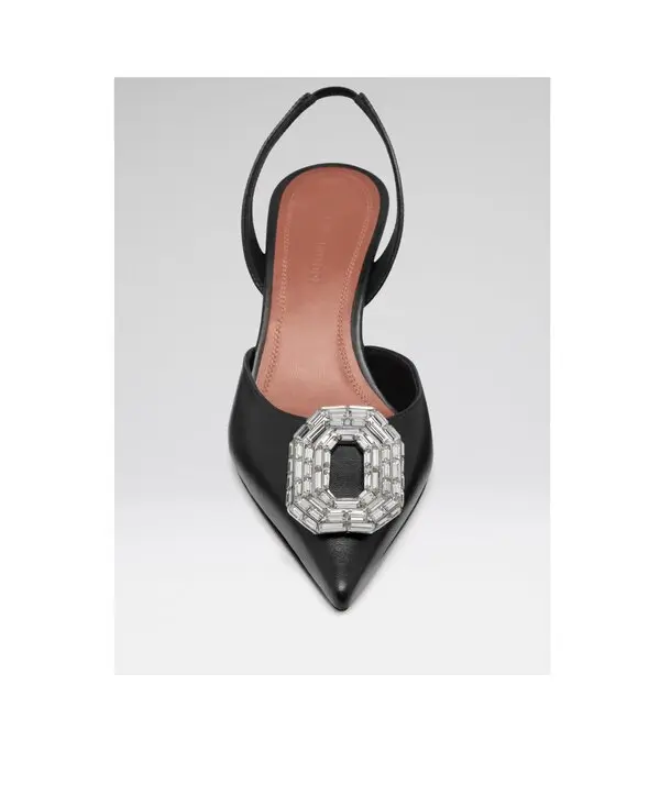 Amina Muaddi Camelia 60mm Slingback Pumps