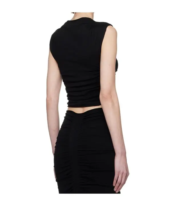 Alexander Wang Ruched Crewneck Top