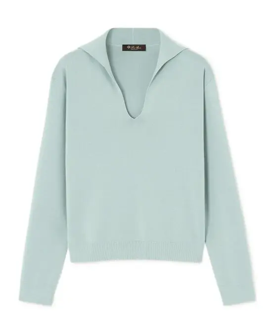 Loro Piana Siena Polo Shirt - Pearl Cloud