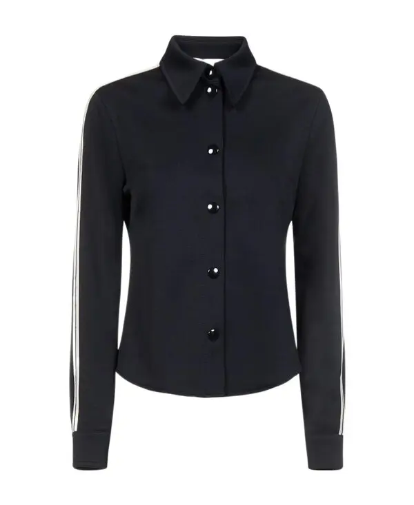 Palm Angels Long-sleeved Striped Shirt