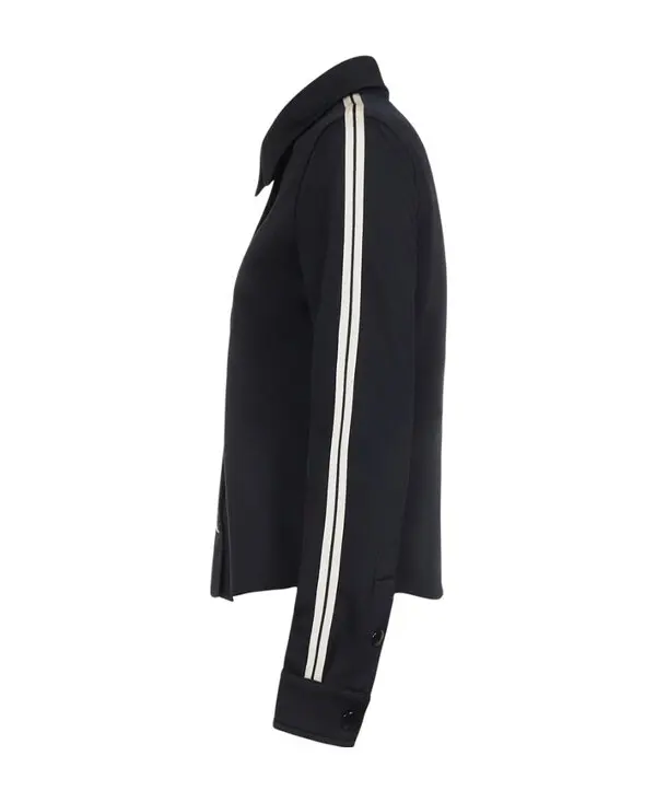 Palm Angels Long-sleeved Striped Shirt