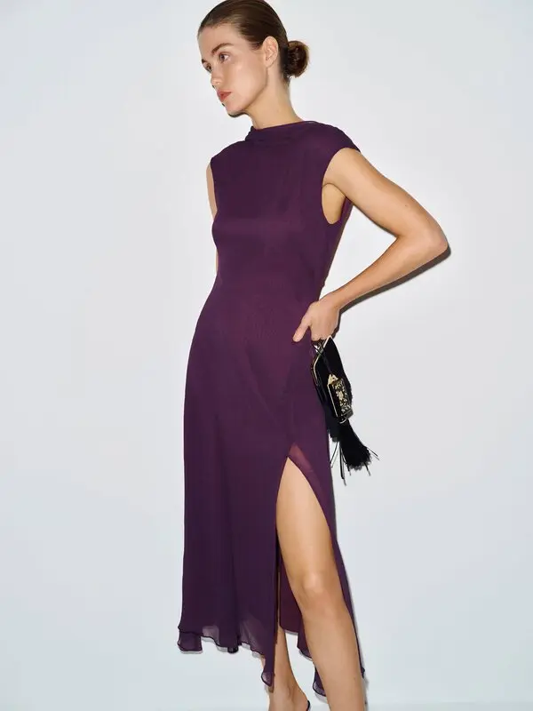REFORMATION Esmeralda Dress - Purple