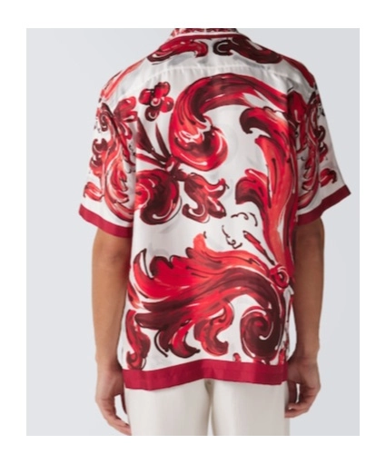 Dolce & Gabbana Majolica Silk Twill Shirt