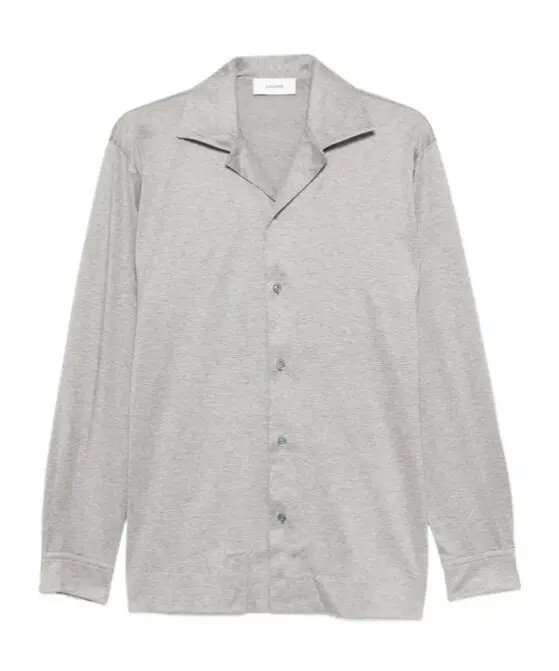 LARDINI Buttoned Long-sleeve Shirt - Grigio