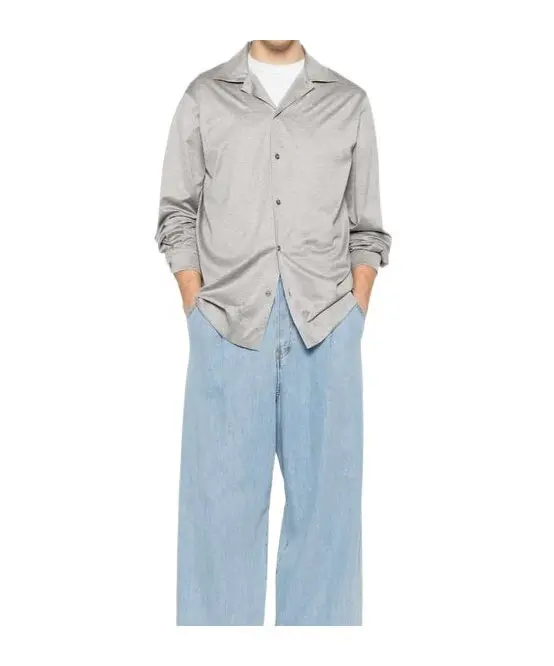 LARDINI Buttoned Long-sleeve Shirt