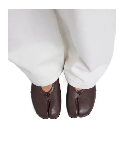 MAISON MARGIELA Tabi Leather Ballet Flats