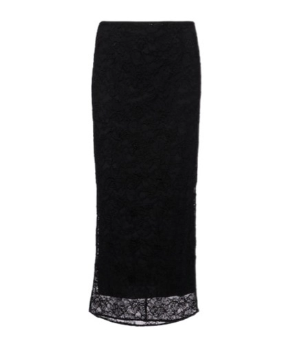 Dolce & Gabbana Lace Midi Skirt - Black