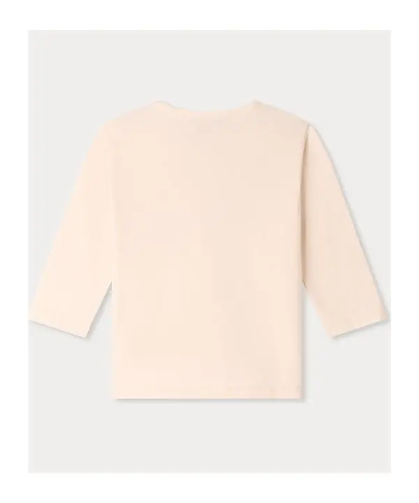 Bonpoint Crewneck Long Sleeve T-shirt With Printed Pattern - No