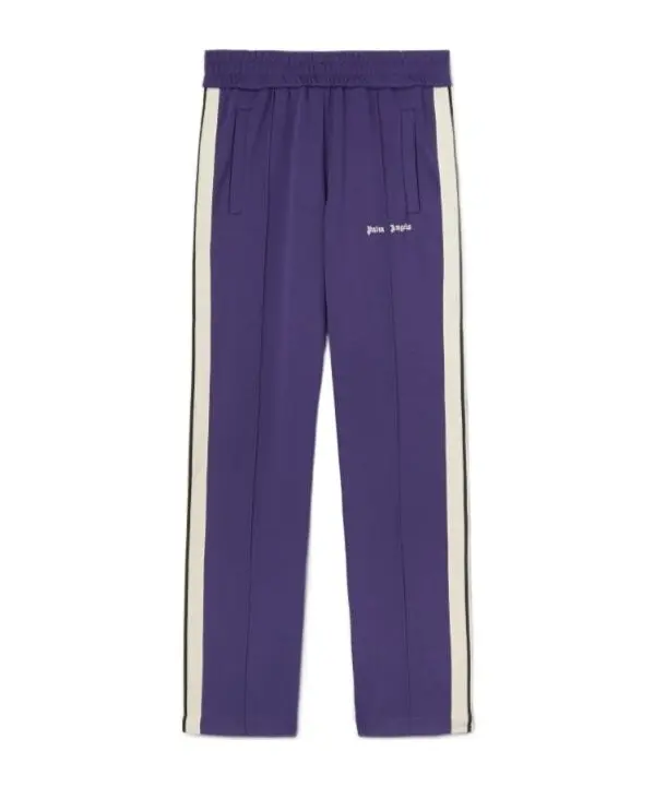 Palm Angels Logo Embroidered Track Pants - Blue