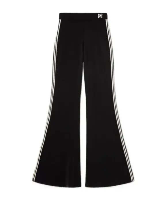 Palm Angels Side Stripe Detailed Flared Trousers