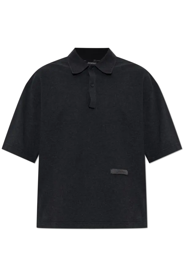 Jacquemus Cotton Polo ‘ruban - Grey