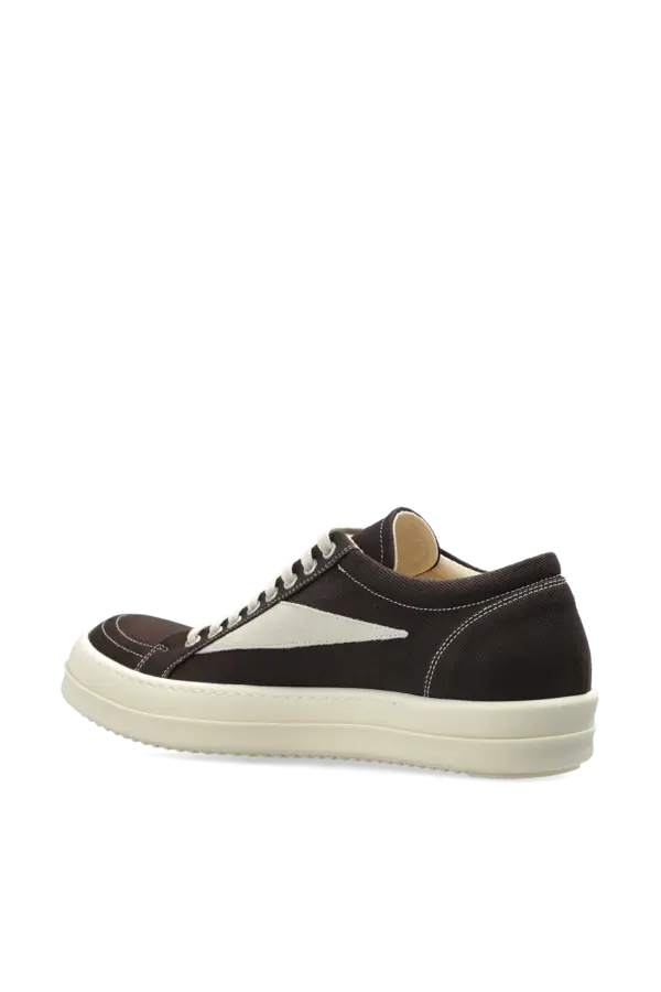 Rick Owens Vintage Sneaks Canvas Low Top Lace Up Sneakers