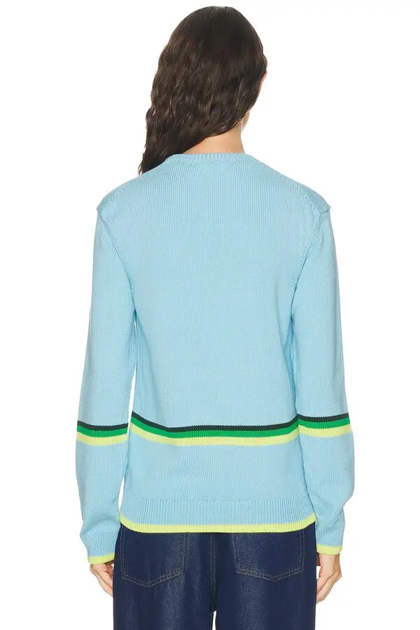 JW Anderson Car Knit Sweater - Sky Blue