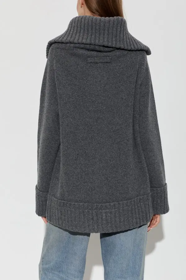 Victoria Beckham Sweater With A Wide Collar