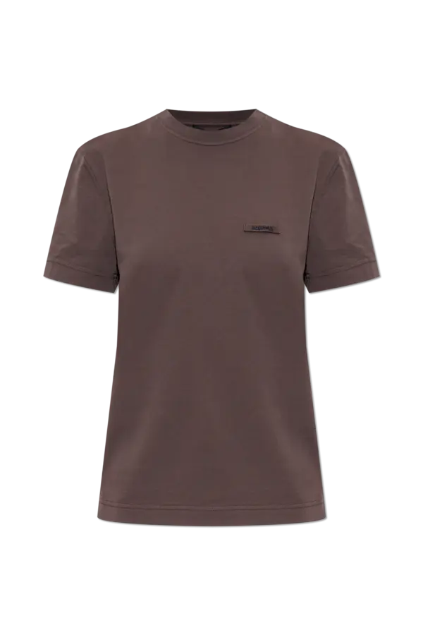 Jacquemus Cotton T-shirt ‘gros Grain - Brown