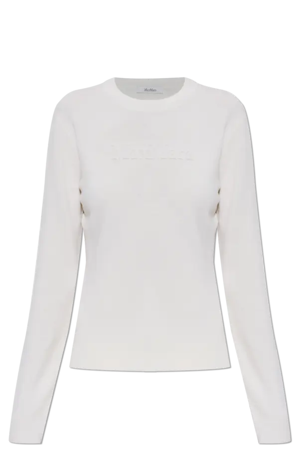 Max Mara Wool Sweater ‘manto - Cream