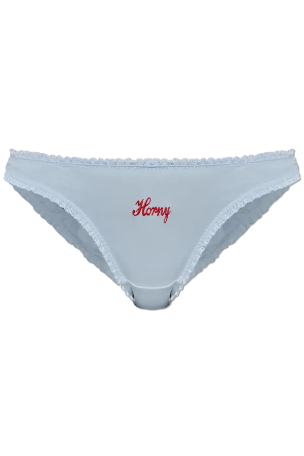 CARNE BOLLENTE Cotton Briefs - Blue
