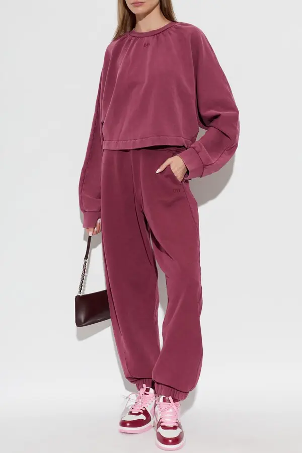 Off-White Sweatpants With Logo