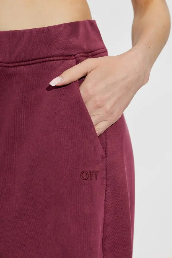 Off-White Sweatpants With Logo