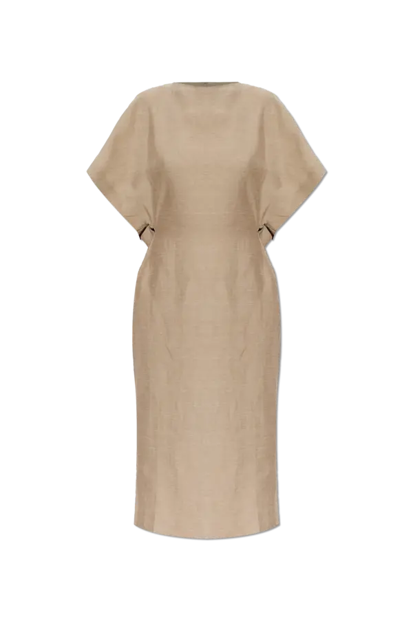 Jacquemus Dress With Back Slit - Beige
